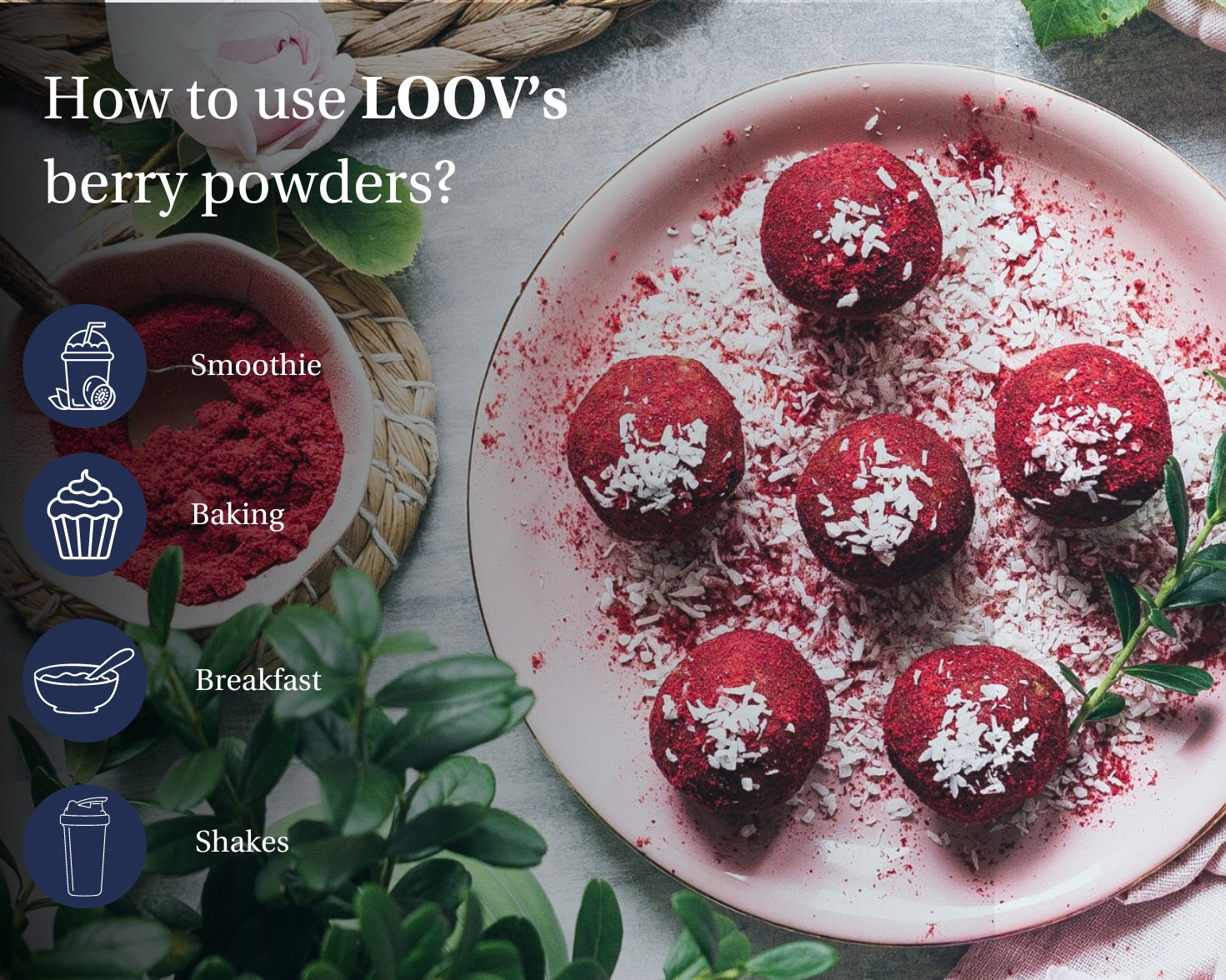 Cranberry Powder | Wild Cranberries | LOOV Organic