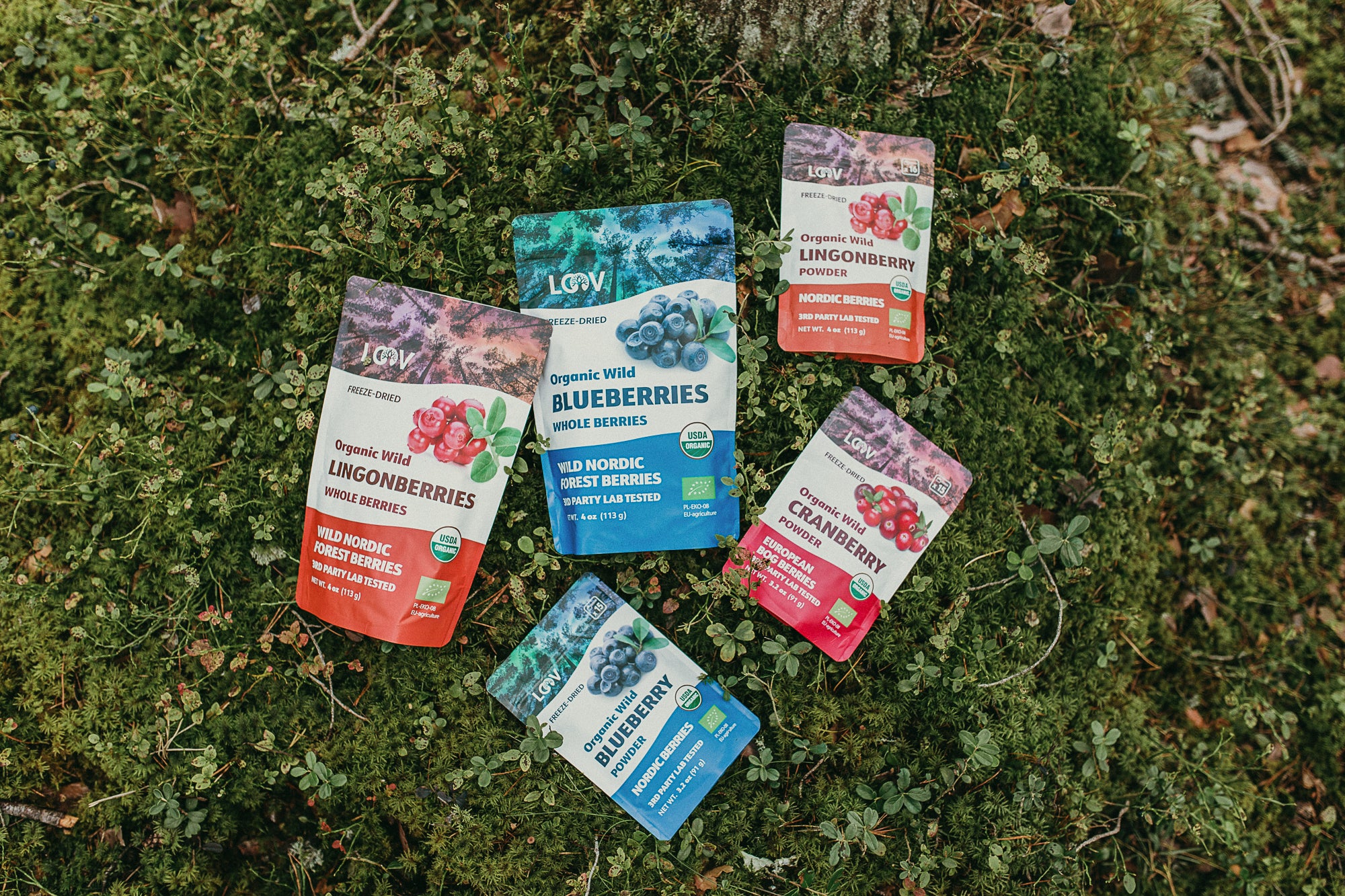 Lingonberry Powder │ Freeze Dried Lingonberries │ LOOV